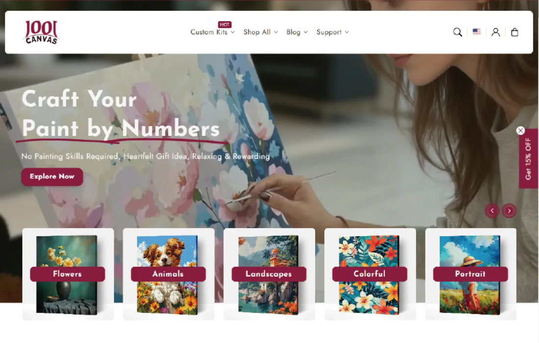 Celebrate the New Year with the All-New 1001Canvas Website!